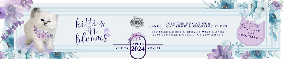Calgary Cat Show – April 20-21, 2024 | Calgary Cat Association – A TICA ...